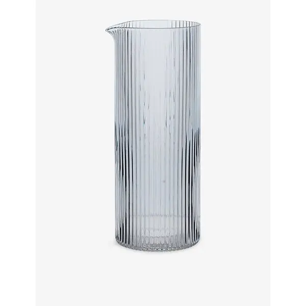 FERM LIVING Ripple Glass Milk Jug - Clear