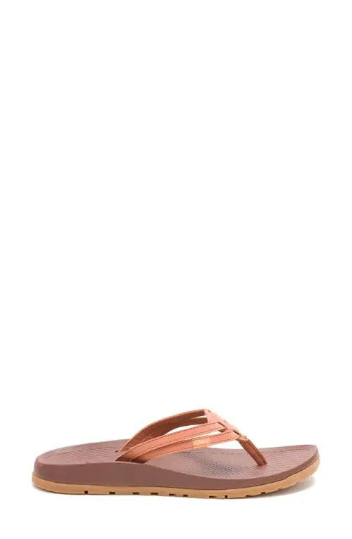 CHACO Lowdown Flip Flop - Burnt Chestnut