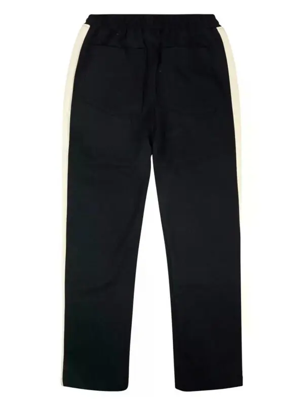 Rhude Side-stripe Straight-leg Track Pants - Blue