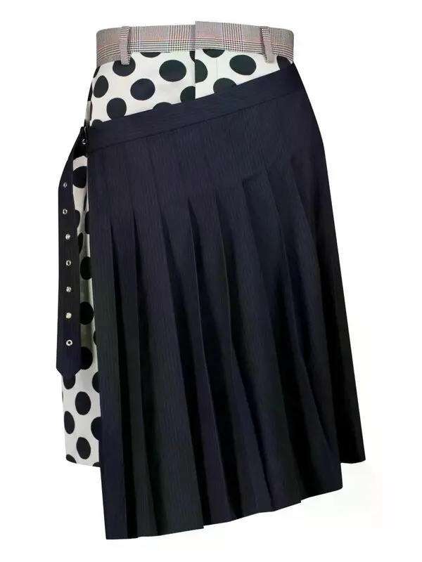 CHARLES JEFFREY Asymmetrical Polka Dot Skirt