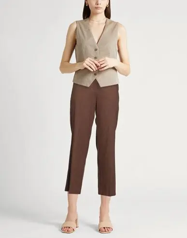 ALYSI Viscose, Polyester, Wool, And Elastane Straight-leg Pants