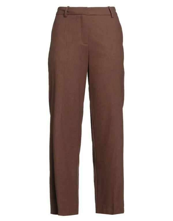 ALYSI Viscose, Polyester, Wool, And Elastane Straight-leg Pants