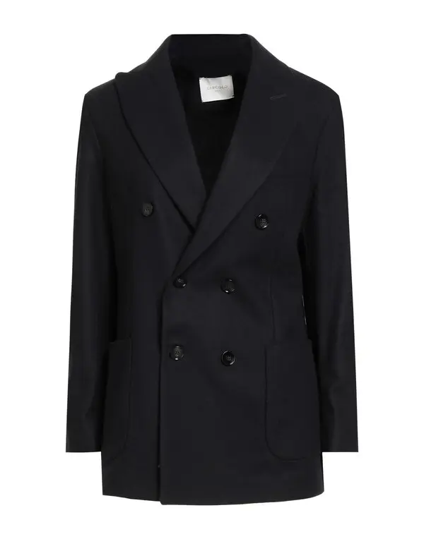 CIRCOLO 1901 Double-breasted Virgin Wool Coat
