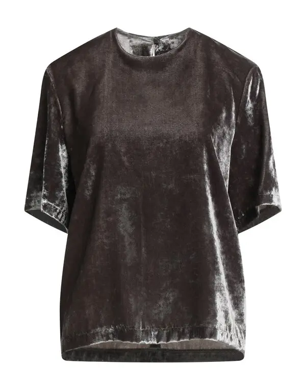 Alpha Studio Solid Velvet Top