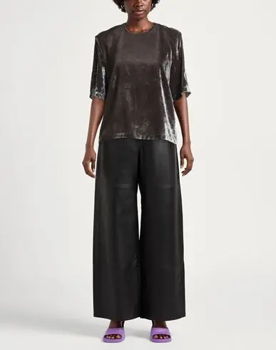 Alpha Studio Solid Velvet Top