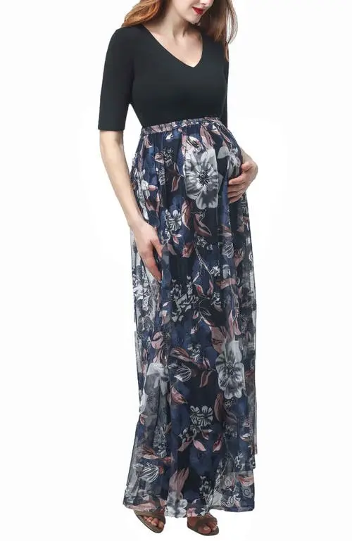 KIMI + KAI Annabelle Maternity Maxi Dress