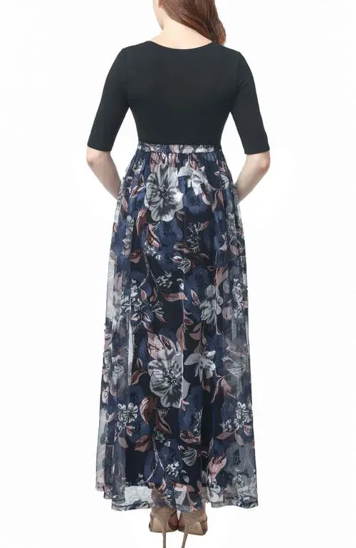 KIMI + KAI Annabelle Maternity Maxi Dress