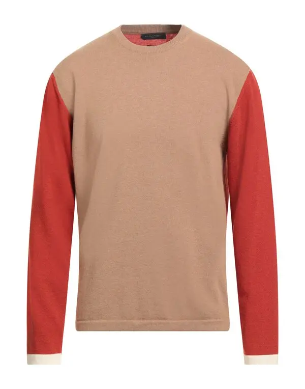 DANIELE FIESOLI Wool & Cashmere Two-tone Sweater
