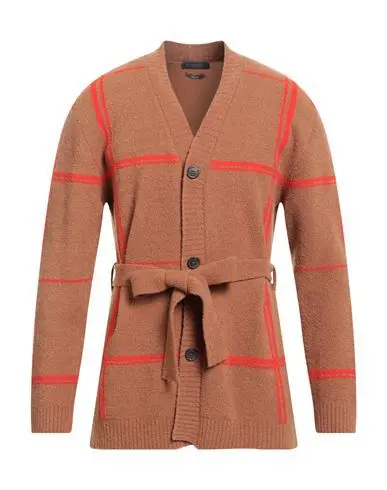 DANIELE FIESOLI Cardigan In Merino Wool, Polyamide, And Cashmere - Camel