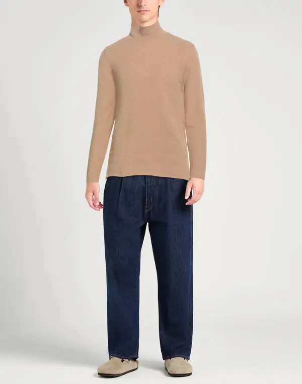 Alpha Studio Turtleneck In Recycled Wool Blend