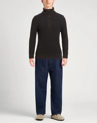 Alpha Studio Jacquard-knit Crewneck Sweater