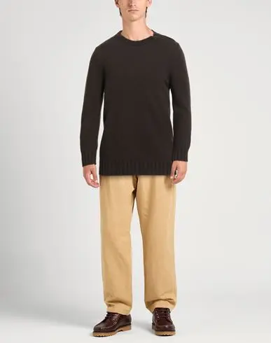 Alpha Studio Sweater In Wool, Viscose, Polyamide, And Cashmere - Brown