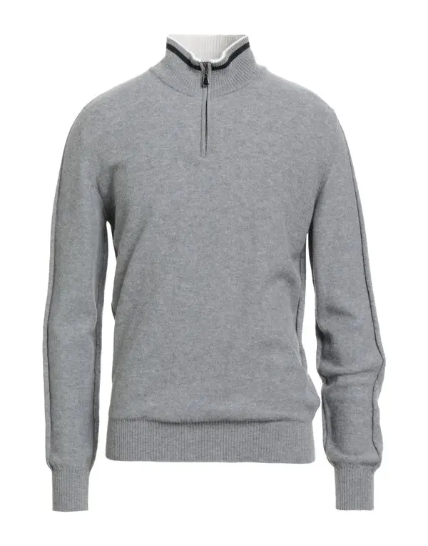 Alpha Studio Wool Half-zip Sweater