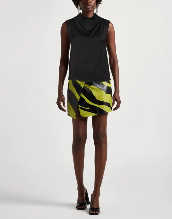 OTTOD'AME Satin Sleeveless Top