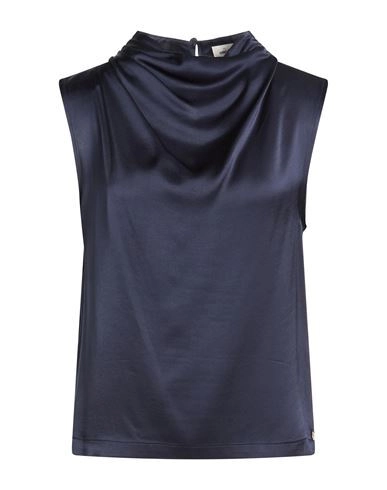 OTTOD'AME Satin Sleeveless Top - Blue