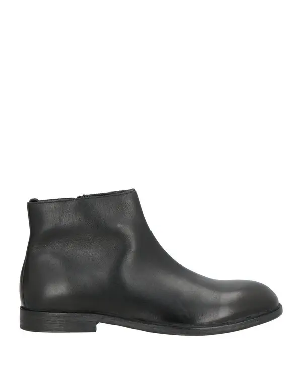 Moma Ankle Boots In Leather - Black
