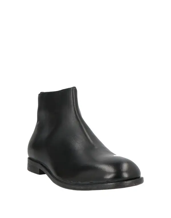 Moma Ankle Boots In Leather - Black