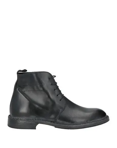 Moma Lace-up Ankle Boots - Black