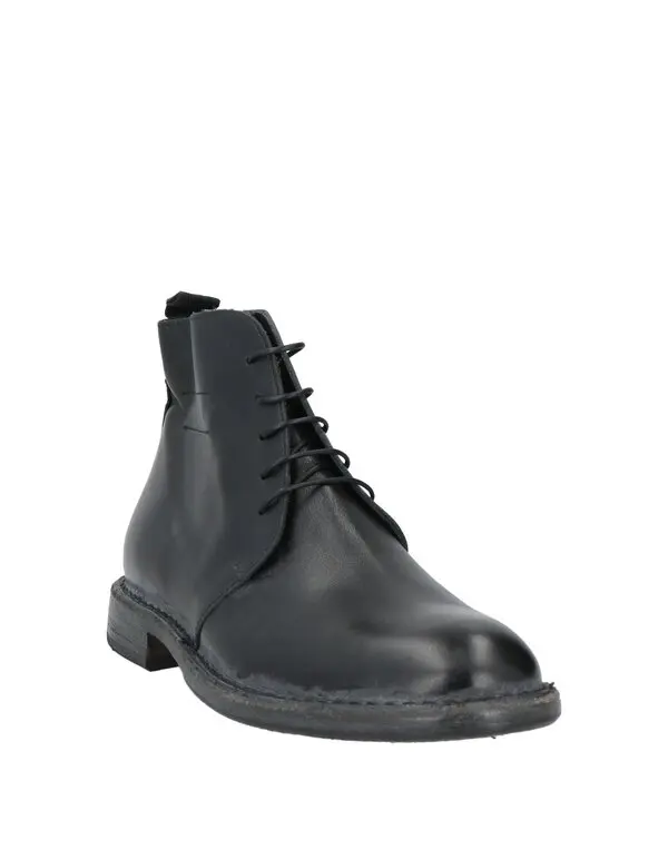Moma Lace-up Ankle Boots - Black