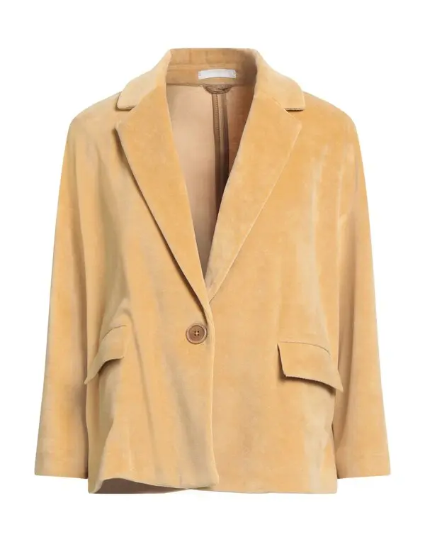 CIRCOLO 1901 Single-breasted Velvet Blazer