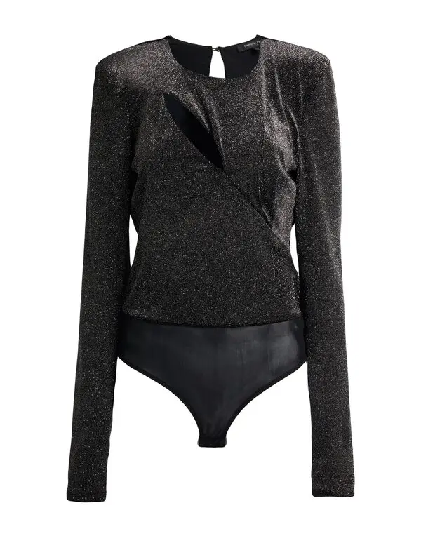 Patrizia Pepe Bodysuit In Polyester And Elastane