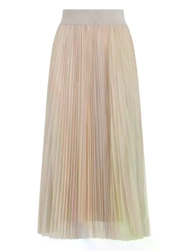 Fabiana Filippi Pleated Midi Skirt - Neutrals