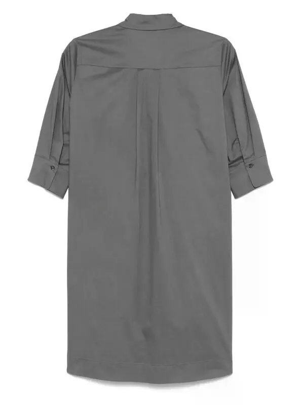 LUISA CERANO Stretch-cotton Shirt Dress