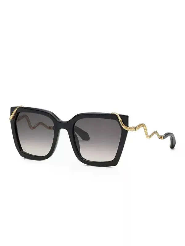 Roberto Cavalli Cat-eye Frame Sunglasses - Black