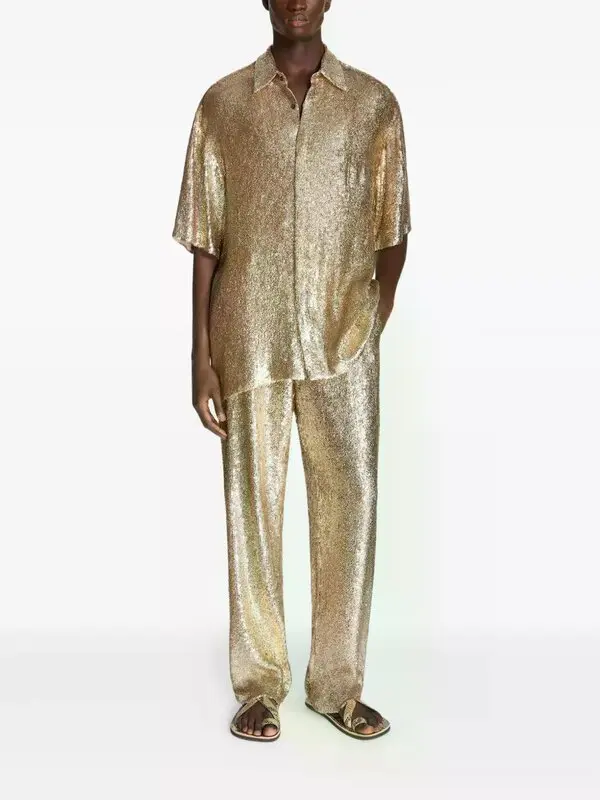 Dries Van Noten Sequin-embellished Trousers