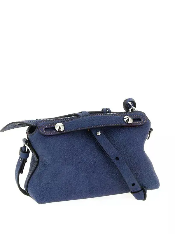 Fendi Foldover Leather Clutch