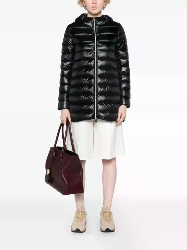 Herno Hooded Puffer Parka - Black