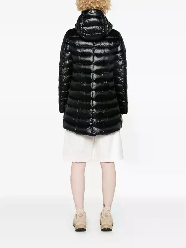Herno Hooded Puffer Parka - Black