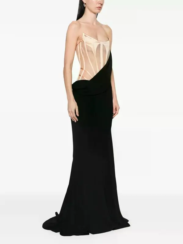 MUGLER Illusion Gown