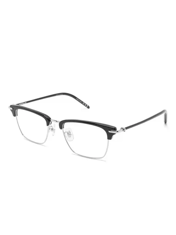 Montblanc Square-frame Eyeglasses - Black