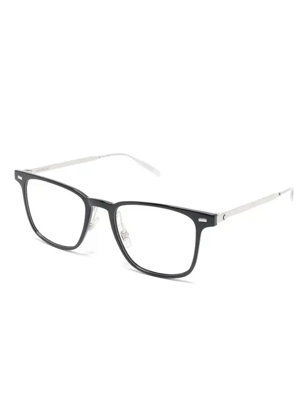 Montblanc Square Frame Eyeglasses - Black