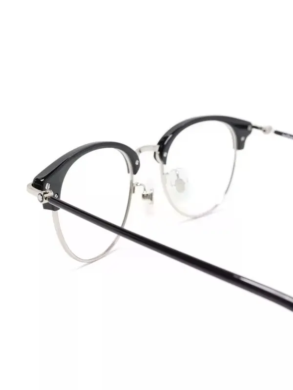 Montblanc Round-frame Glasses - Black