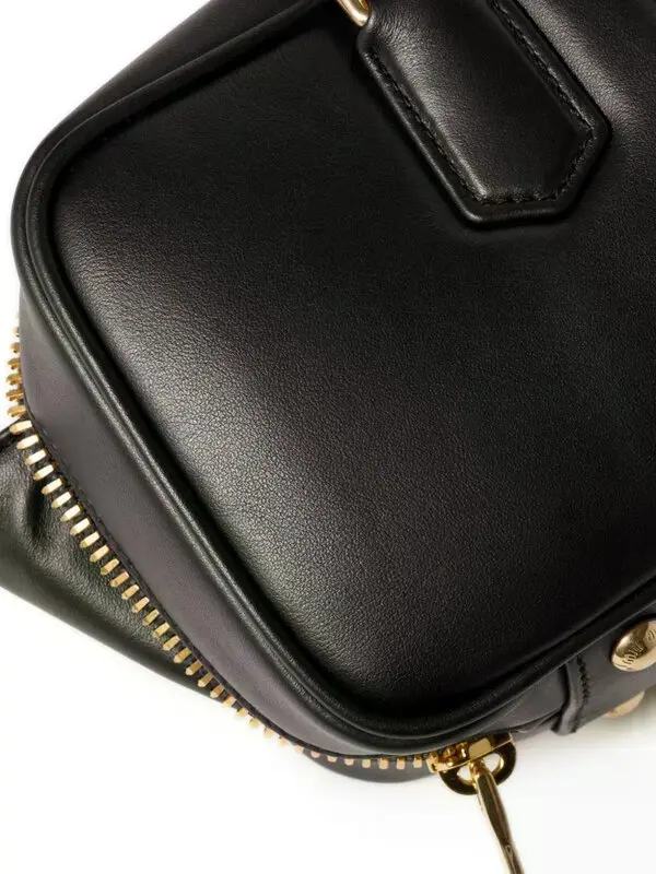 Miu Miu Arcadie Leather Bag - Black