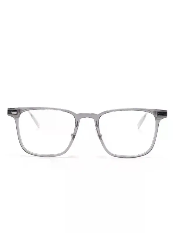 Montblanc Square-frame Glasses - Grey