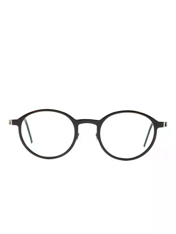 LINDBERG Round-frame Glasses - Brown