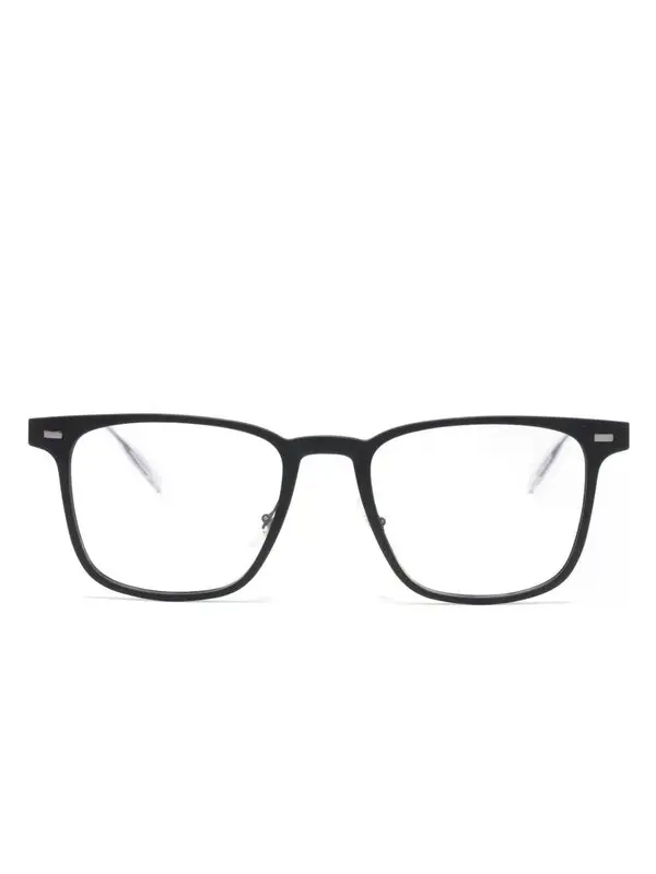Montblanc Square-frame Glasses - Black