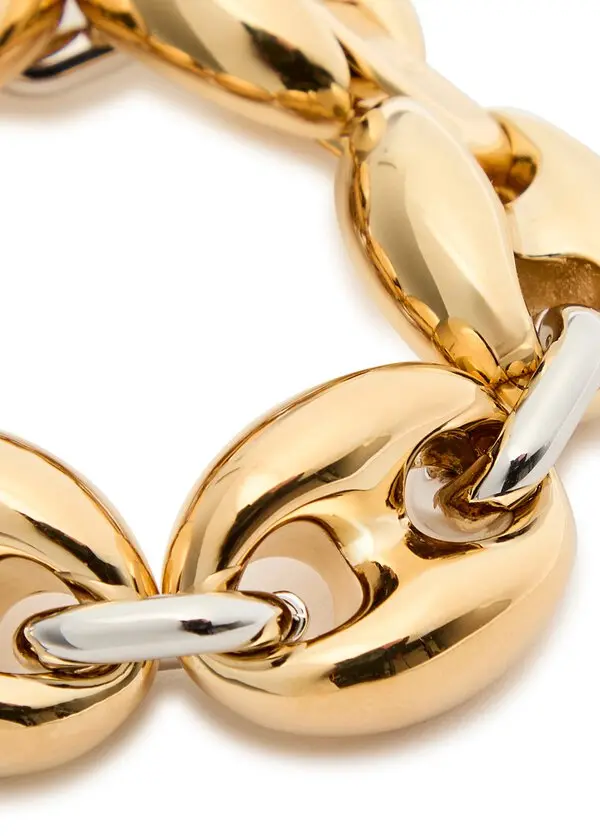 Rabanne Two-tone Chain Bracelet