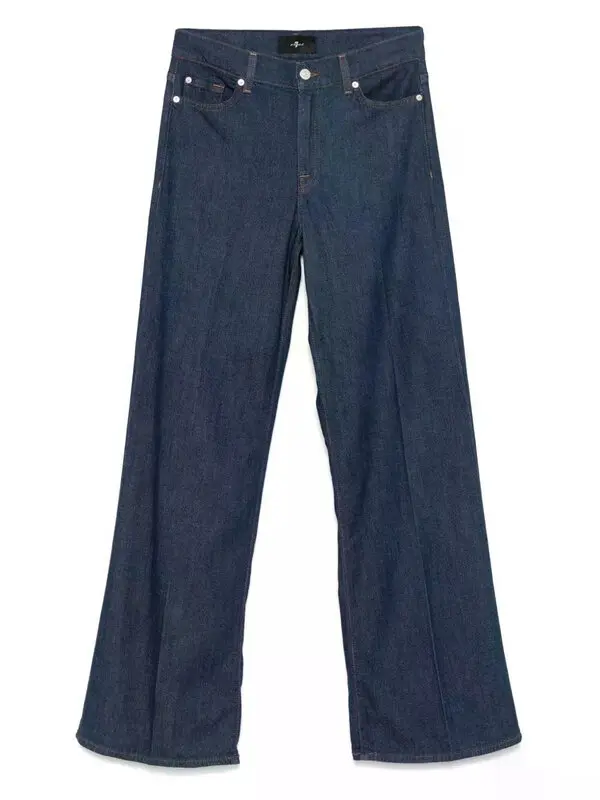 7 For All Mankind Five-pocket Straight Leg Jeans