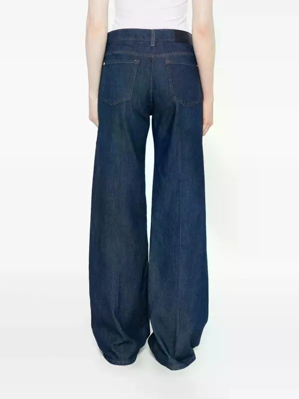 7 For All Mankind Five-pocket Straight Leg Jeans
