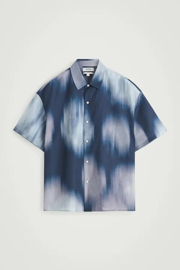 Cos Relaxed Short-sleeved Printed Resort Shirt