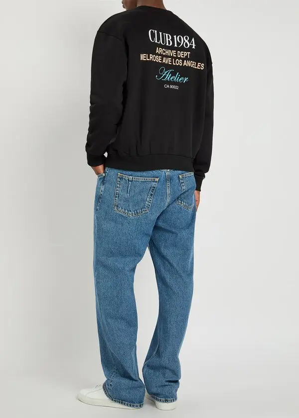 CLUB 1984 Printed Cotton Sweatshirt