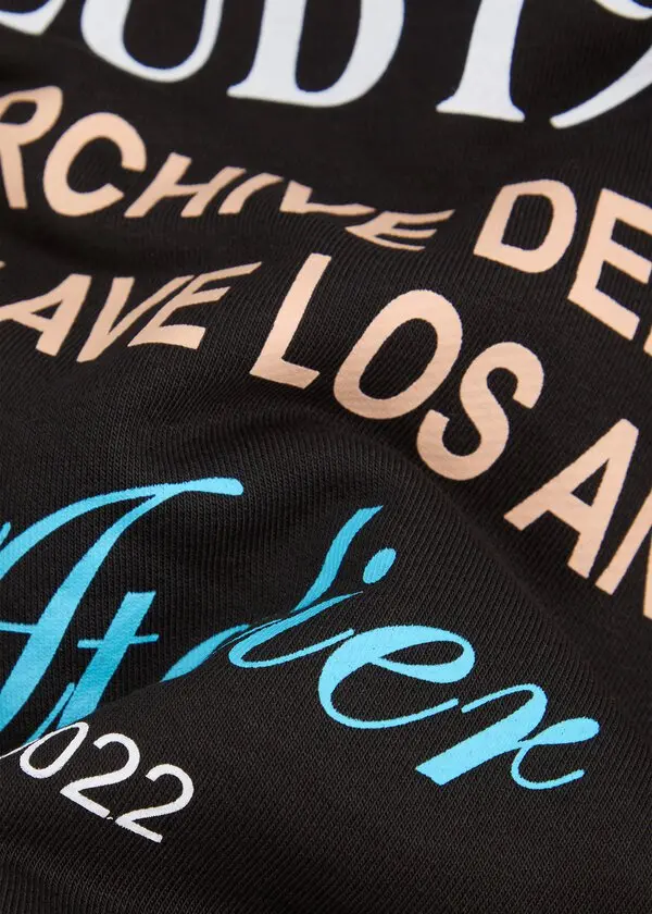CLUB 1984 Printed Cotton Sweatshirt