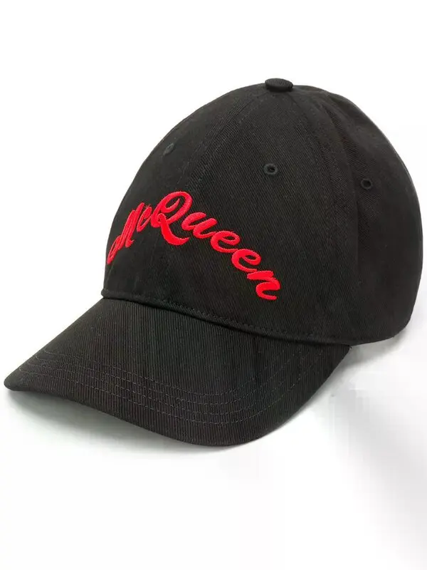 Alexander McQueen Embroidered Signature Baseball Cap