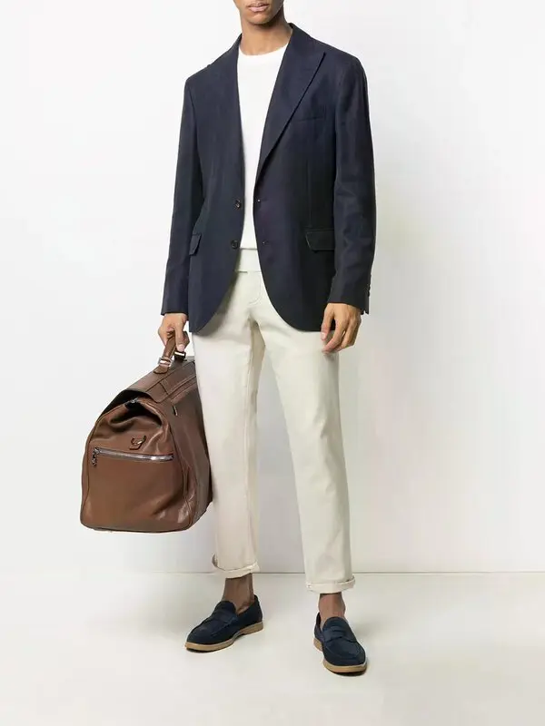 Brunello Cucinelli Crew Neck Sweater - White