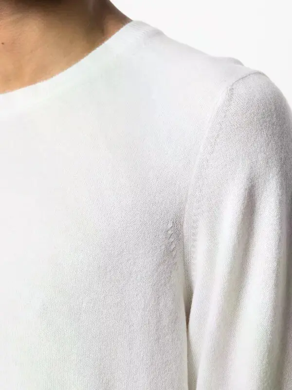 Brunello Cucinelli Crew Neck Sweater - White