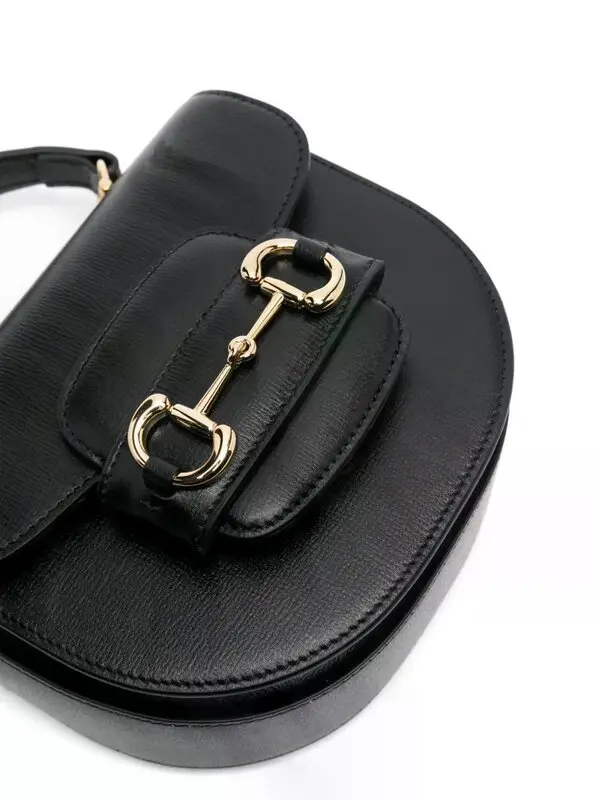 Gucci Mini Horsebit 1955 Tote Bag - Black